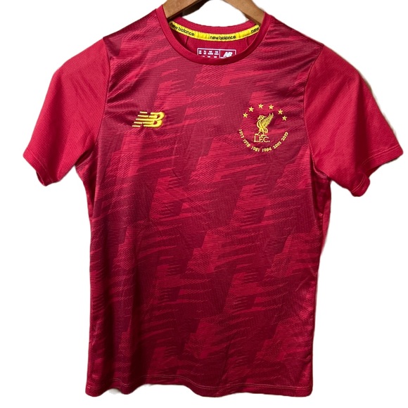 New Balance | Shirts & Tops | Liverpool Lfc New Balance Youth Red Shirt ...